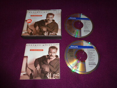 CD X2 GEORGES BRASSENS / LES COPAINS D'ABORD / PHILIPS 838 702.2 / 41 ...