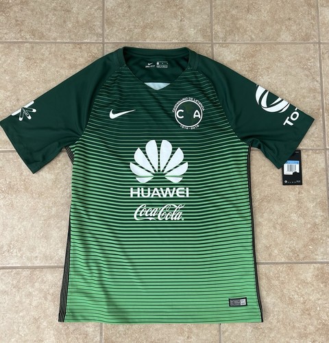 Nike 2016/17 Club America Centenario Green Third Kit Soccer Jersey Men ...