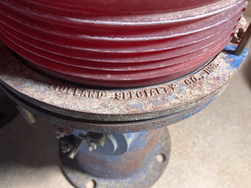 2 Vintage Tidelands Maritime Nautical Light Red Glass fresnel | eBay