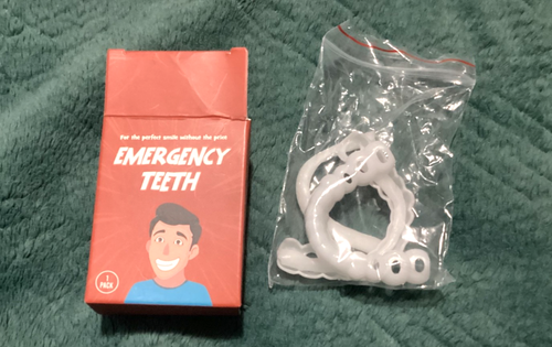 Snap On False Teeth Upper Lower Dental Veneers Dentures Tooth Cover Set ...