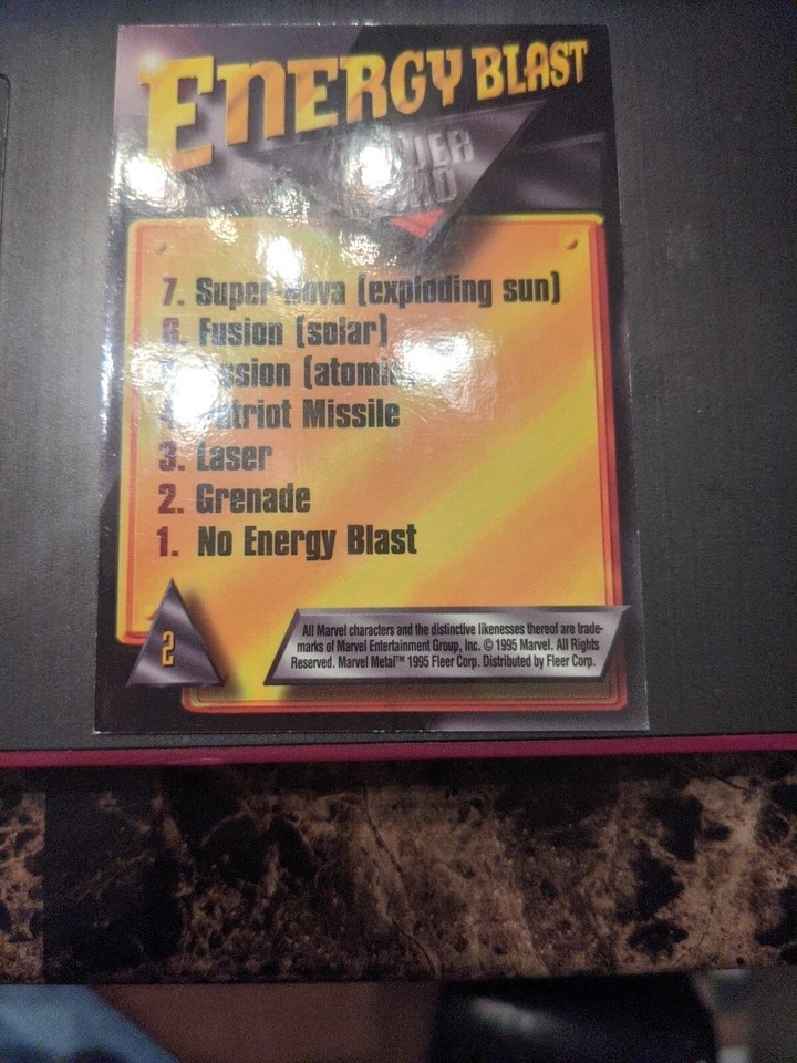 1995 Marvel Metal Flasher Power Grid - #2 Bishop | eBay