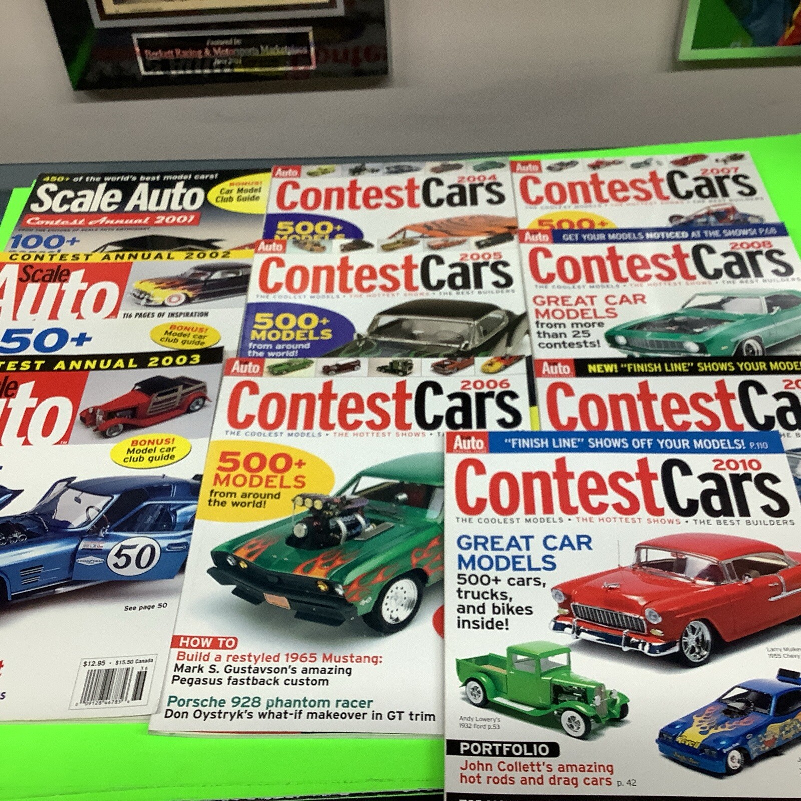 Scale Auto Contest Annual Lot 2001-2010 Complete Model Car Shows | eBay