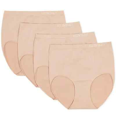 NEW Ellen Tracy Essentials Women's 4-pack Seamless Briefs. Size Small ...