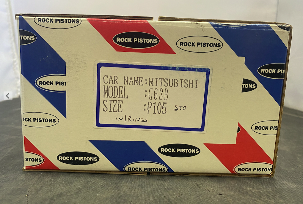 *Rock Pistons - P105 STD -Fits Mitsubishi 2.0L , Colt,D50, Cordia ...