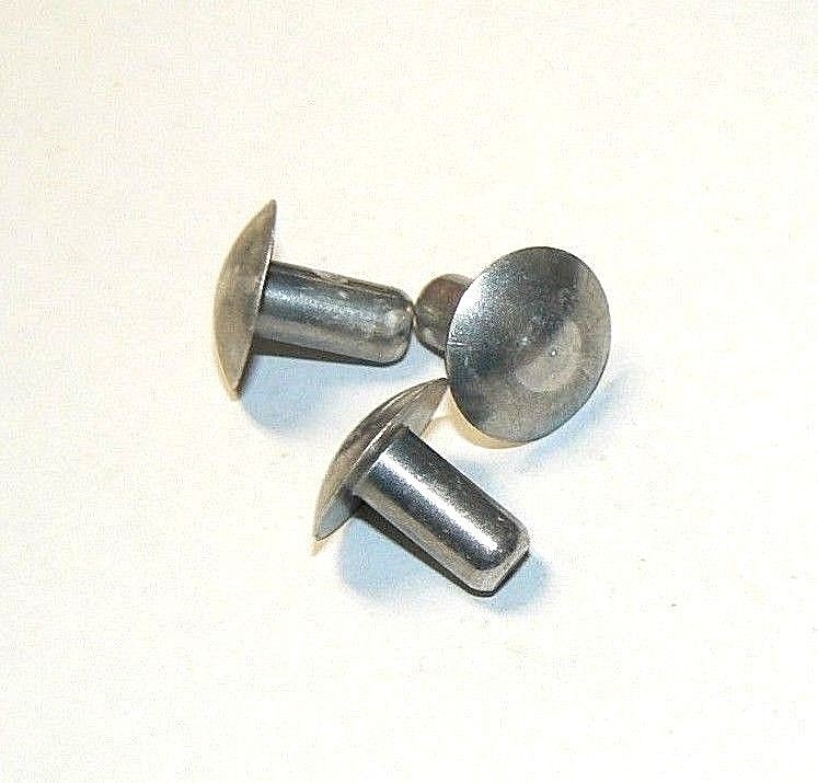 1/4" x 1/2" Full Brazier Head Solid Aluminum Rivet - 2117 T4 (Hard ...