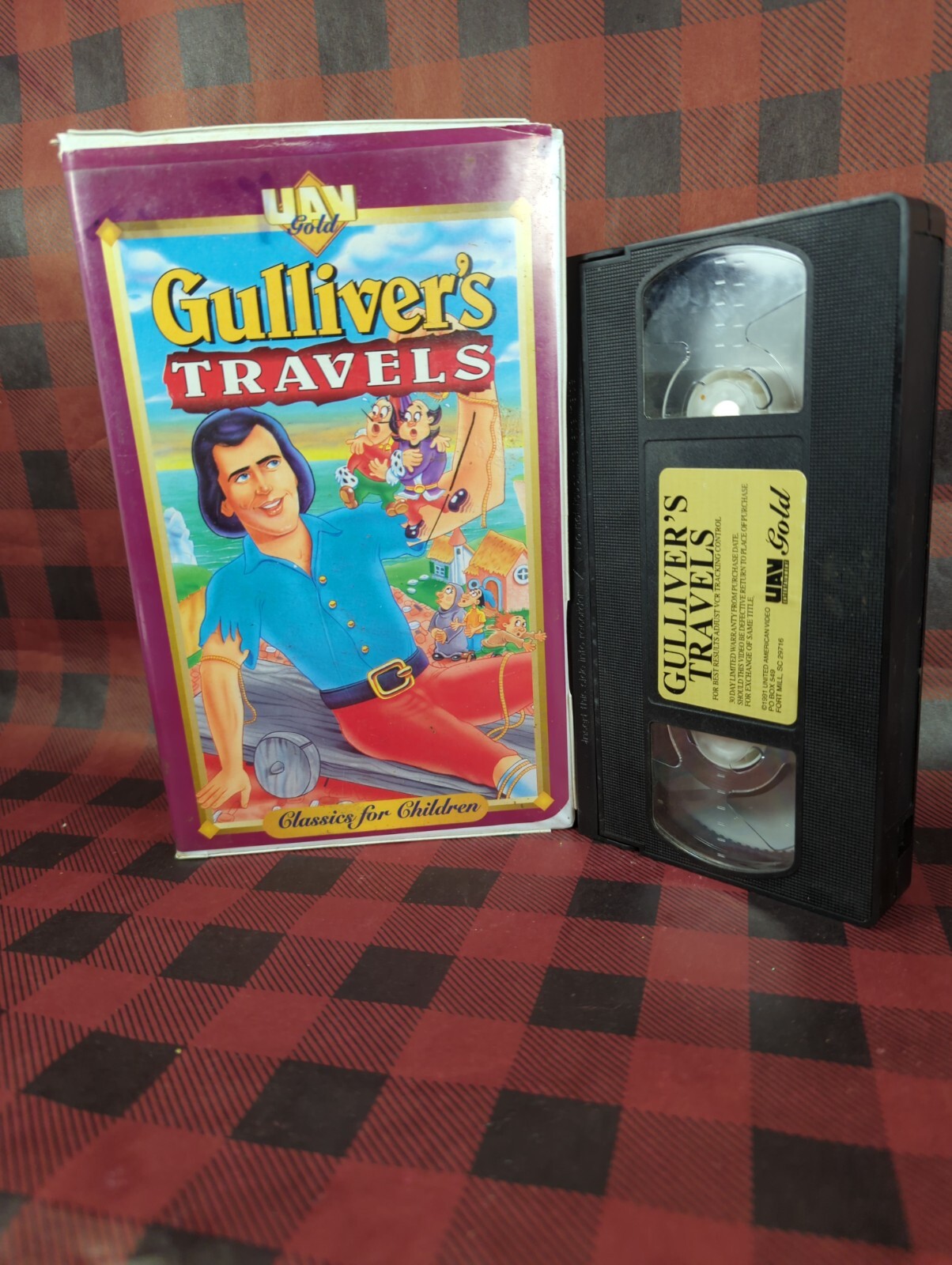 Gulliver's Travels (VHS, 1998) UAV Gold Cartoon Clamshell | eBay