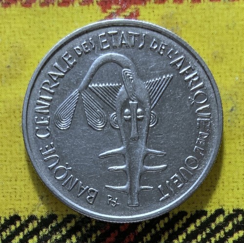 WEST AFRICAN STATES 100 francs 1969 KM4 AU nickel 26mm, Taku symbol | eBay