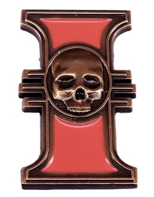 Inquisitorial Rosette Inquisitor Inquisition Skull Symbol Badge Fantasy ...