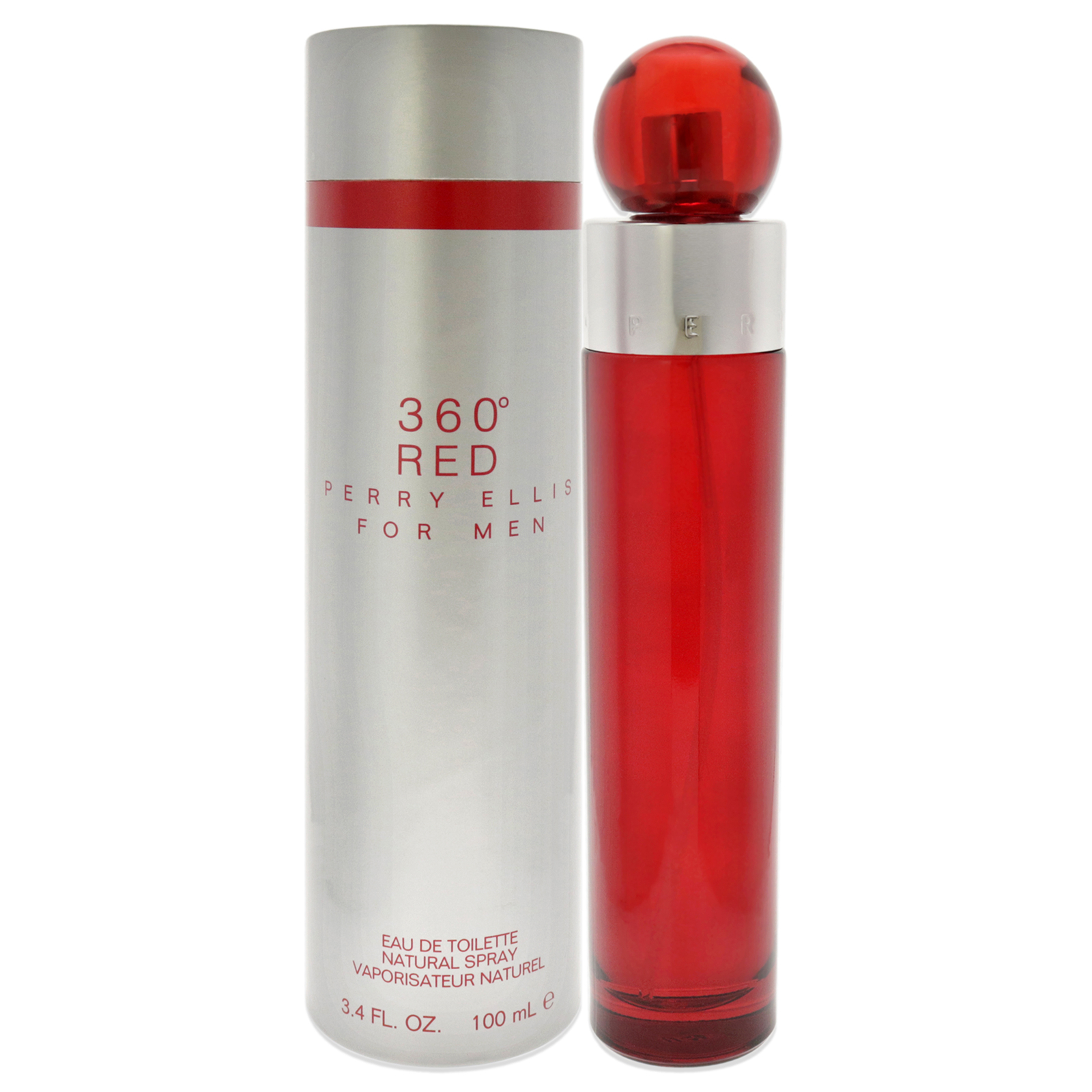 360 Red by Perry Ellis for Men - 3.4 oz EDT Spray | eBay