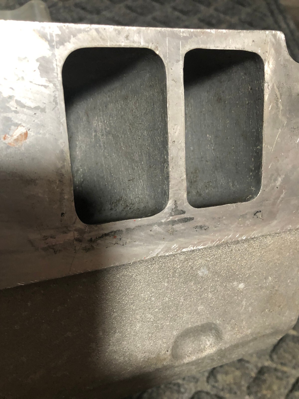 sbc aluminum high rise intake manifold brodix hvh 390 | eBay