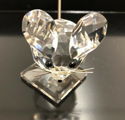 SWAROVSKI Crystal Mouse Figurine - Vintage - Rare find - Collector's ...