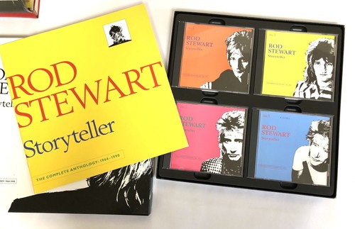 Rod Stewart Storyteller 4 CD Box Set With Book Preowned M3 | eBay