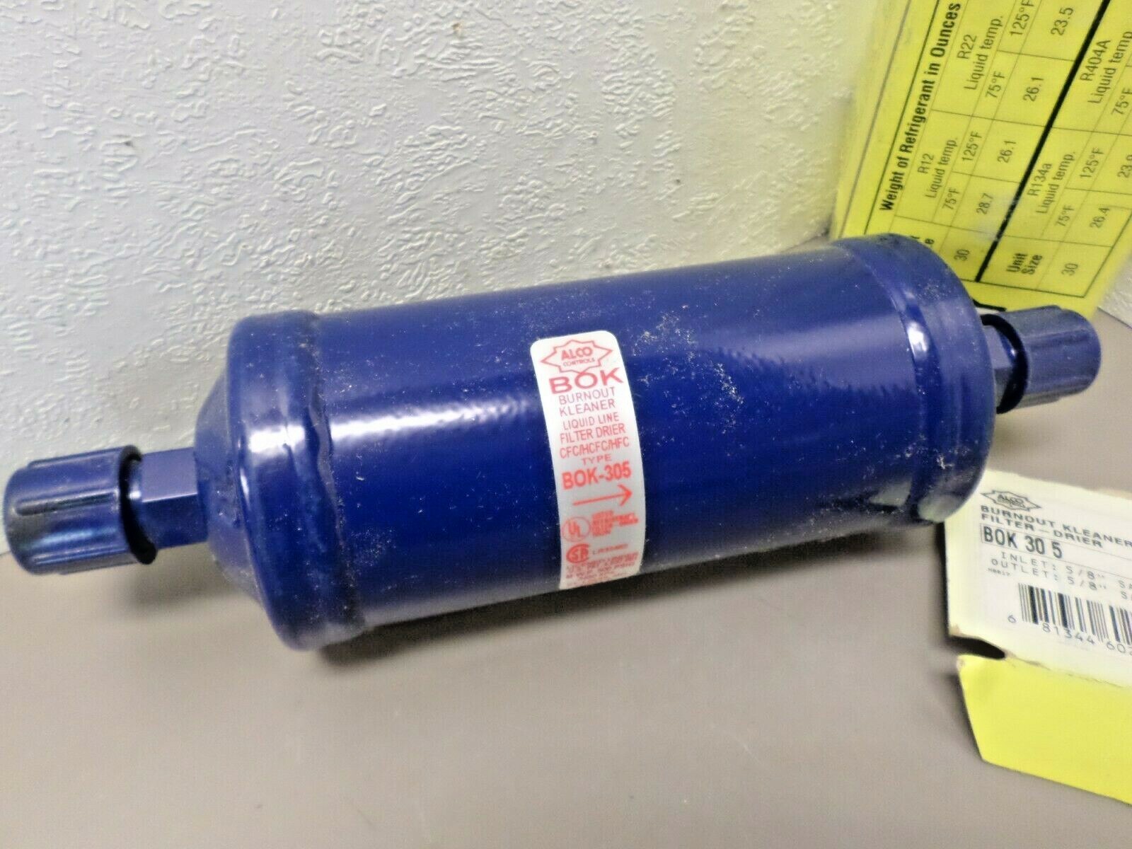 ALCO BOK-305 LIQUID FILTER DRIER BURNOUT KLEANER 5/8" SAE | eBay