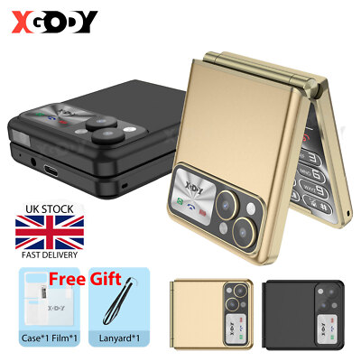 New Unlocked Foldable Mini Flip Mobile Phone GSM Cell phone 2.4" Pocket ...