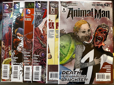 Animal Man #5, 6, 15, 17, 21, 23 2012 DC Comics The New 52 VF/NM LOT ...