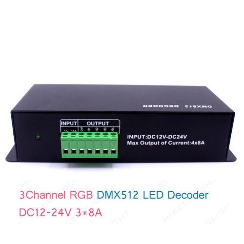 DC12-24V DMX512 Decoder LED Controller 3CH 4Channel Driver RGB/RGBW ...