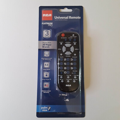 RCA PROGRAMMABLE UNIVERSAL REMOTE CONTROL - NEW OPEN PACKAGE - MODEL ...