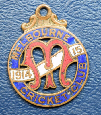 MCC 1914-15 MELBOURNE CRICKET CLUB BADGE BY STOKES | eBay Australia