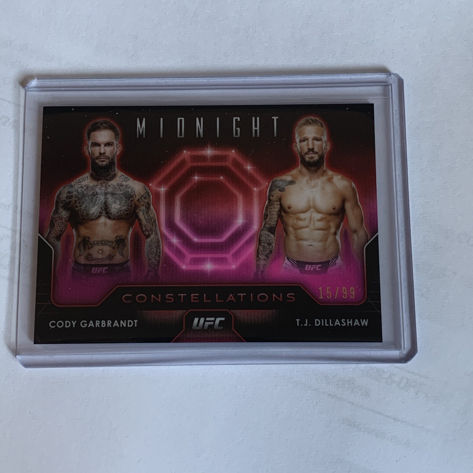 2024 Topps UFC Midnight CODY GARBRANDT/TJ DILLASHAW “Constellations” SP ...