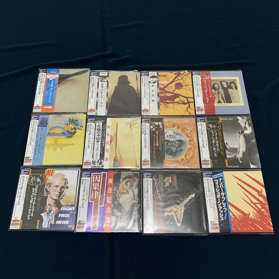 WISHBONE ASH JAPAN 12 MINI LP CD PROMO BOX SET UICY 9078~92 OBI PROMO ...