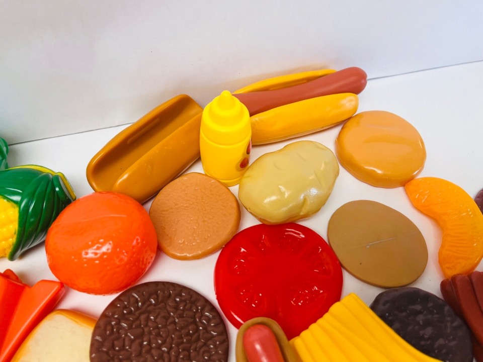Play Food Toy Lot for Pretend Play Kitchen with Fruits Veggies & More ...