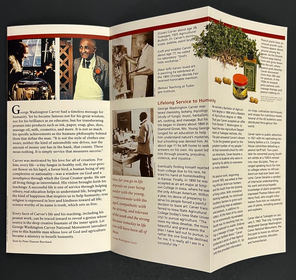 2006 George Washington Carver National Monument MO Park Guide Vintage ...