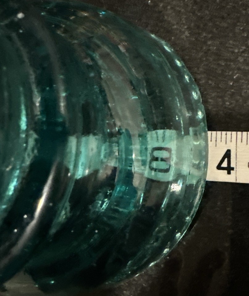 Glass Insulator Hemingray No 40 Made In USA Patented 1893 Aqua Blue | eBay