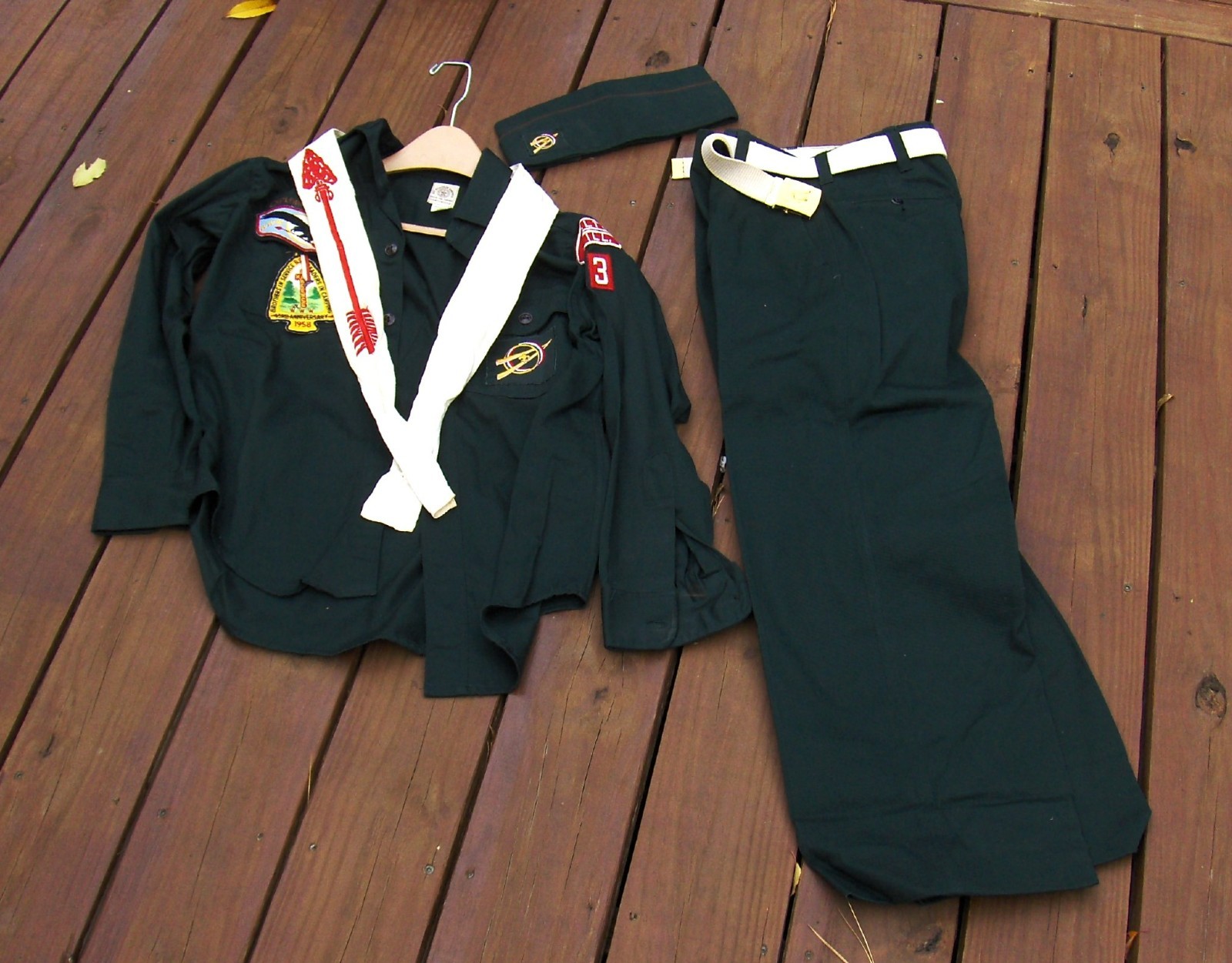 Vtg BSA Boy Scout Explorer Complete Uniform Hat Belt w Buckle Shirt ...