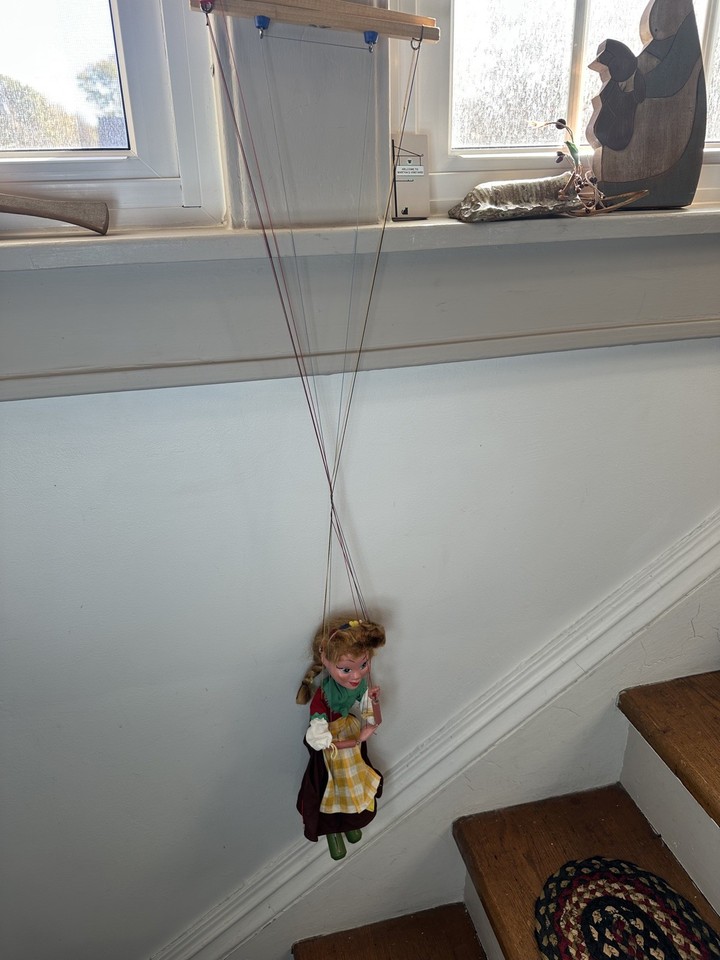 Vintage Pelham Puppets Gretel String Puppet Wooden Marionette ...