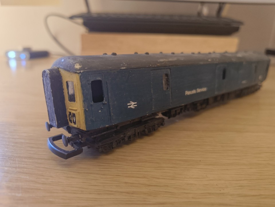Lima Class 128 Parcels DMU BR Blue Spares Or Repairs OO Gauge | eBay UK
