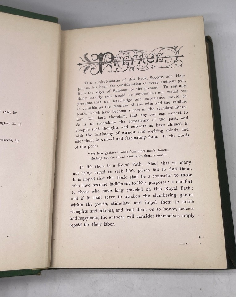 1881, THE ROYAL PATH OF LIFE SUCCESS & HAPPINESS HAINES & YAGGY ANTIQUE ...