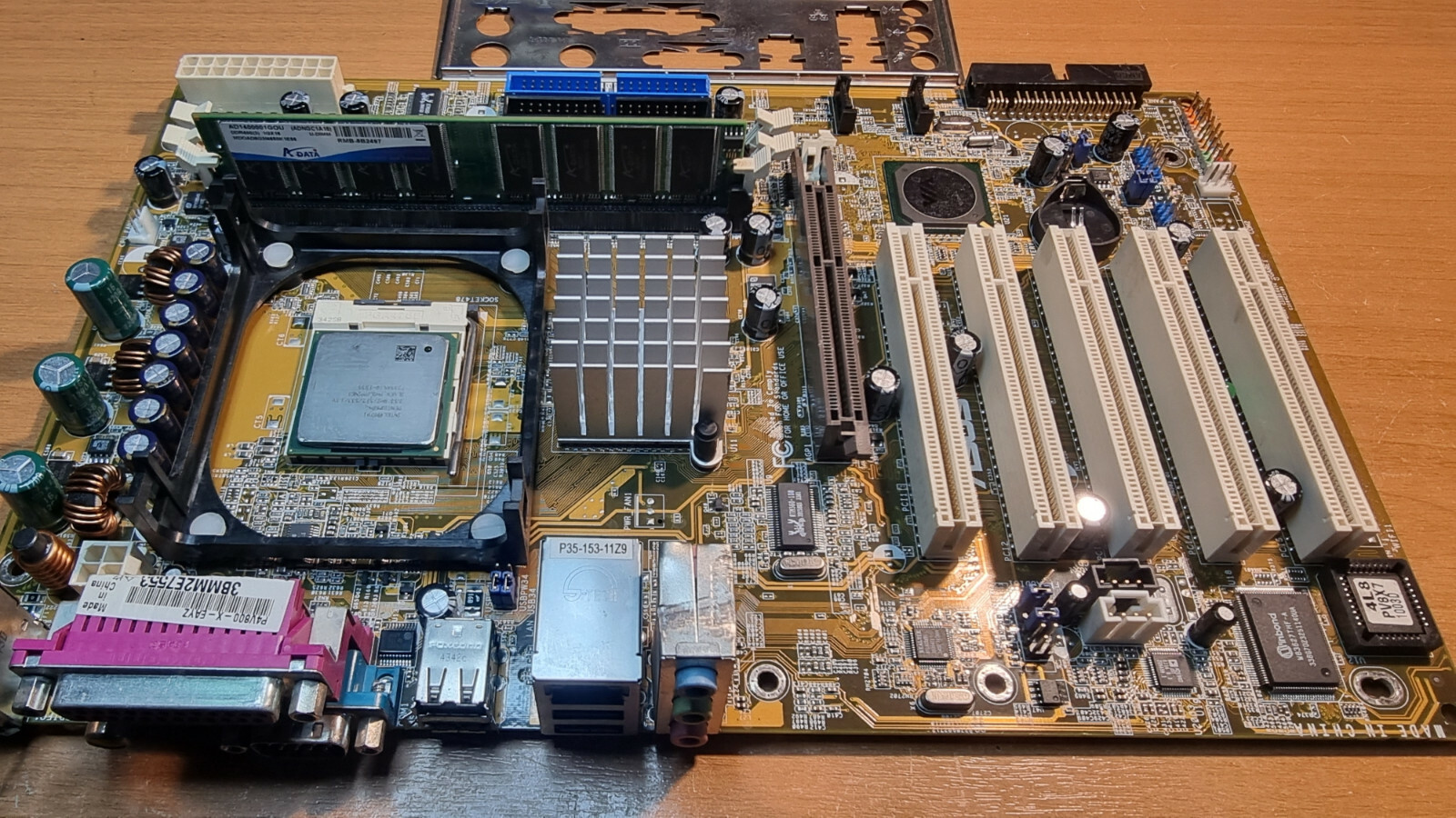 ASUS p4v800-x Socket 478 + Pentium4 2.53GHz + 1GB Ram | eBay