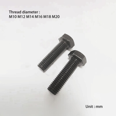 M10 M12 M14 M16 M18 M20 Hexagonal head left-hand thread screws Fine ...
