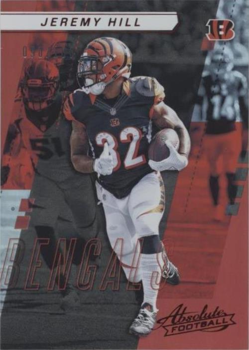 2017 Panini Absolute - Jeremy Hill #78 Spectrum Red /100 for sale ...