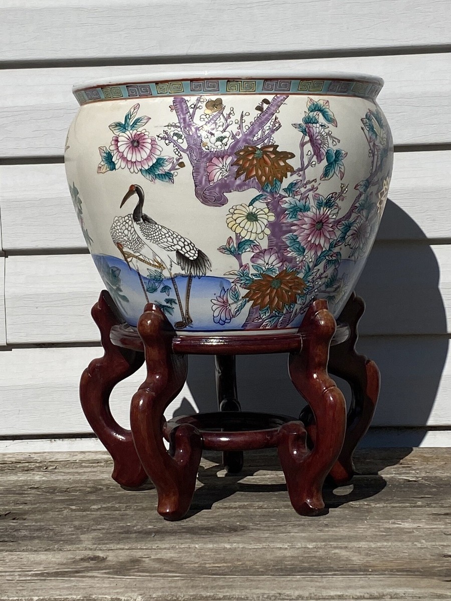 Chinese Fish Bowl Stand