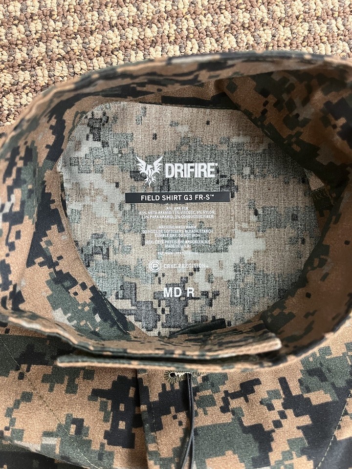 Drifire Crye Precision, Field Shirt G3 (Woodland MARPAT) (sizes in ...