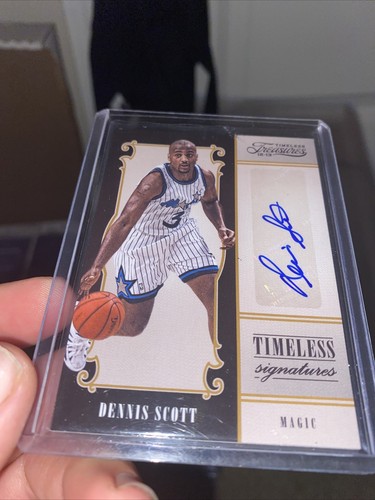 2012-13 Timeless Treasures Timeless Signatures Dennis Scott AUTO #198/ ...