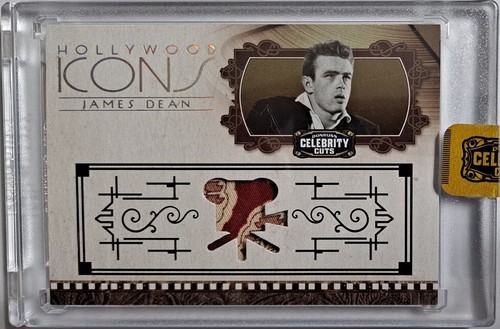 CELEBRITY CUTS JAMES DEAN HI-JD HOLLYWOOD ICONS MATERIALS SWATCH CARD ...