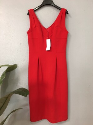 NWT Diane Von Furstenberg Womens Sleeveless V Neck Duke Dress Dragon ...