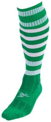 Precision Hooped Pro Football Socks Junior-Green/White | eBay UK