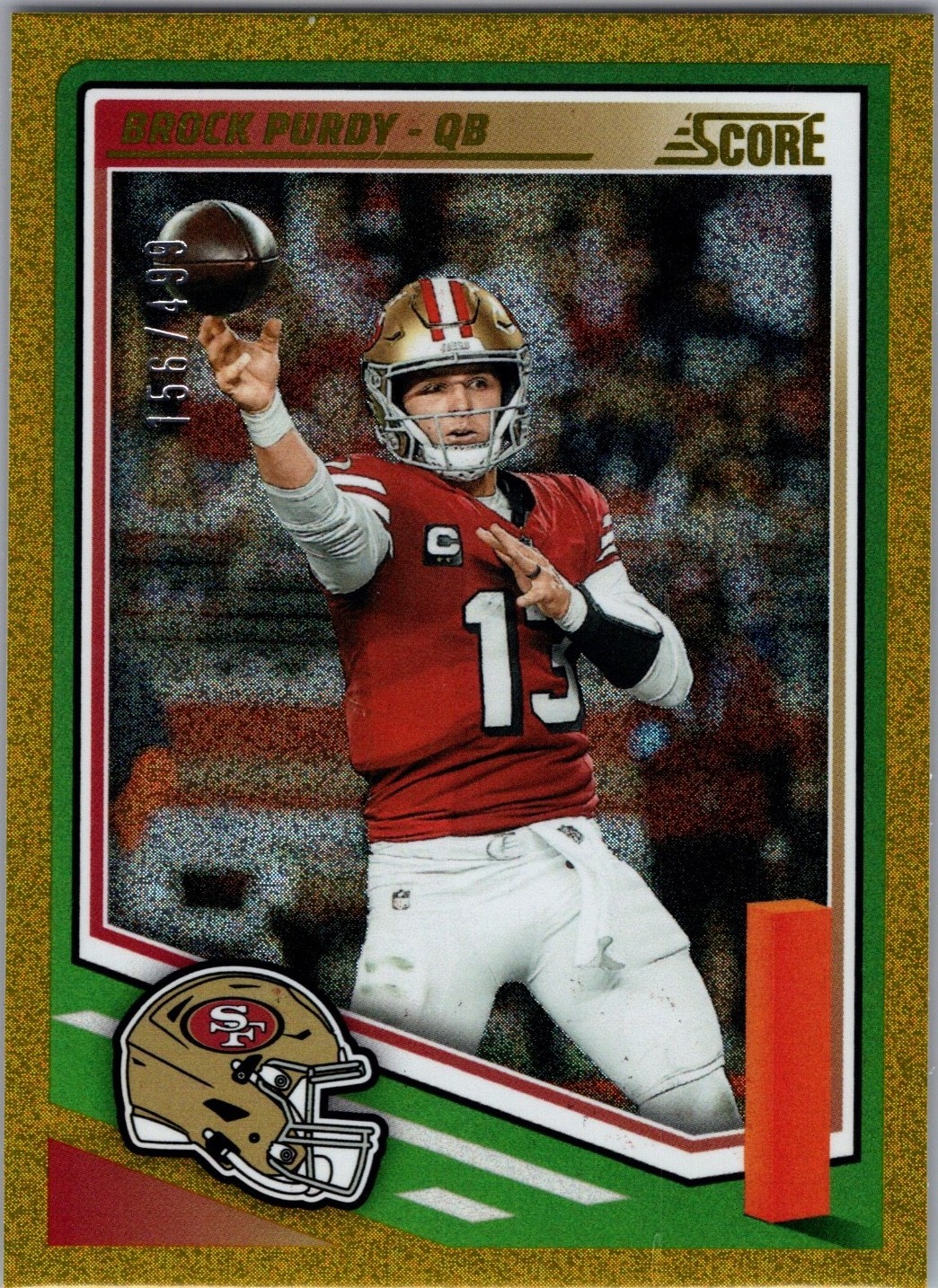 2025 Score - Brock Purdy #47 Gold Dots /499 for sale online | eBay