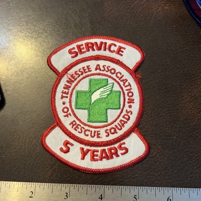 Vtg Obsolete EMT Paramedic Ambulance Dept. Patch Tennessee Assoc ...