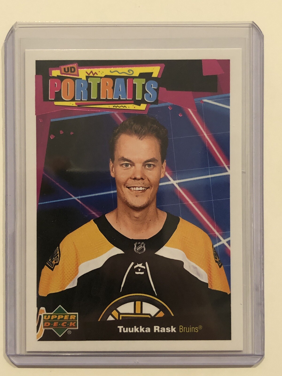 2020-21 TUUKKA RASK UPPER DECK SERIES 1 UD PORTRAITS INSERT #P-11 ...