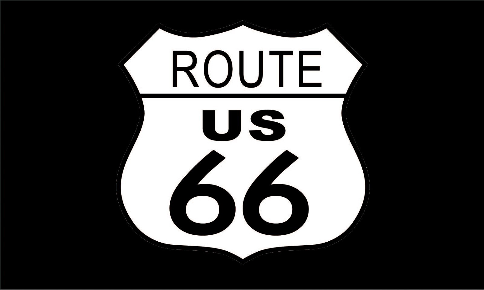 3x5 Route 66 EMBROIDERED 2 double sided 3' x 5' Route 66 Flag 2 Sided ...