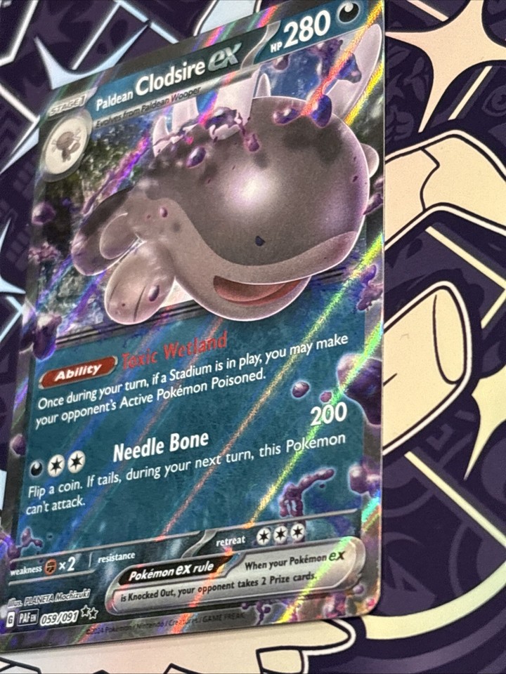 Paldean Clodsire ex 059/091 Sv: Paldean Fates Holo | eBay