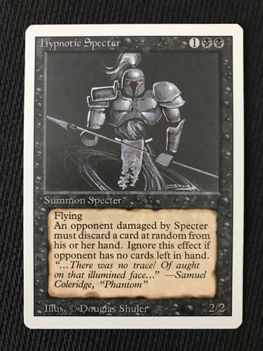 MTG - Hypnotic Specter -Mint Condition Fresh {Revised Edition} Actual ...