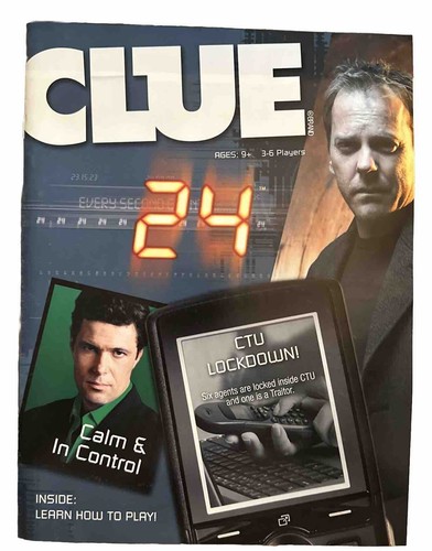 Hasbro: Clue 24 Board Game 2009 Uncover the Secrets Inside CTU And 24 ...