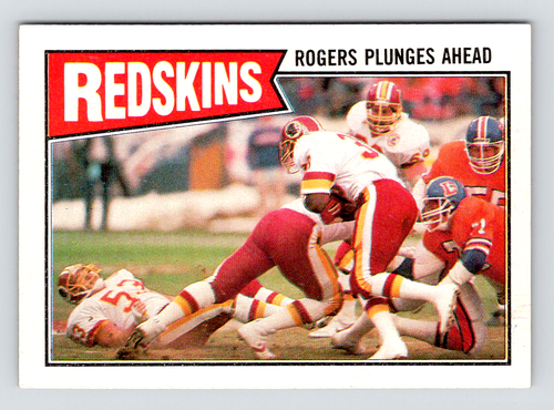 1987 Topps Card, #63 George Rogers, Washington Redskins Team Leaders | eBay