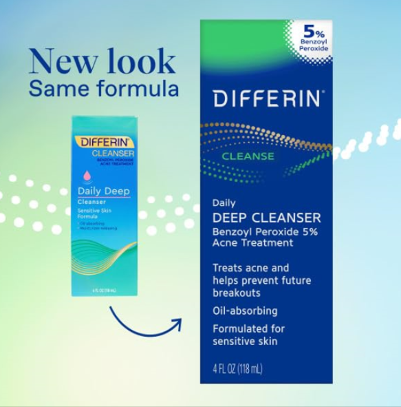 "Differin Acne Face Wash – Gentle Formula for Sensitive Skin" | eBay