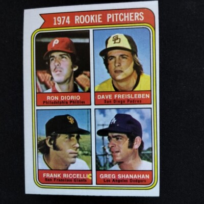 1974 Topps #599 Rookie Pitchers Padres Rare Small Letters Variation EX ...